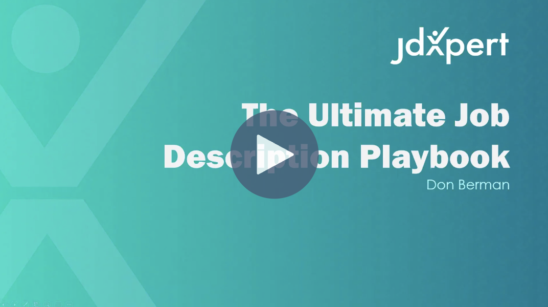 The Ultimate Job Description Playbook